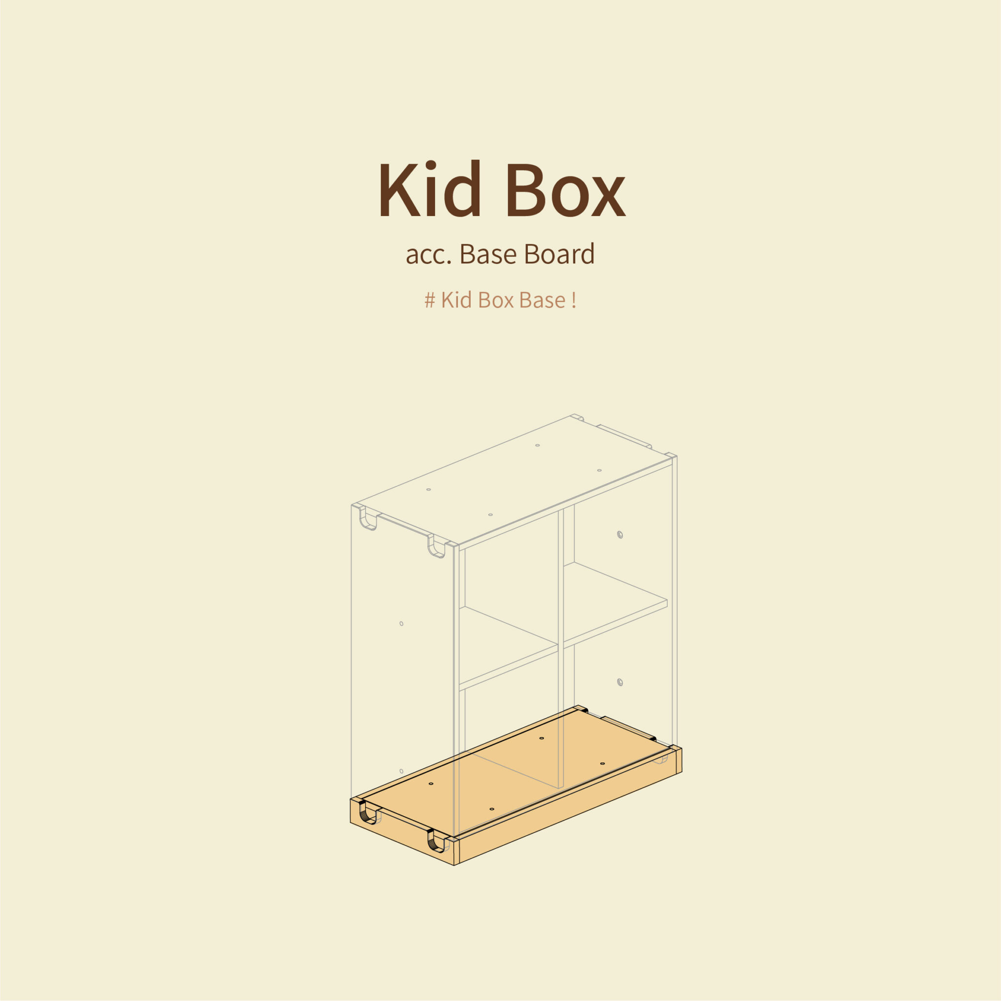 KID-BOX ACC / BASE BOARD - SMLD